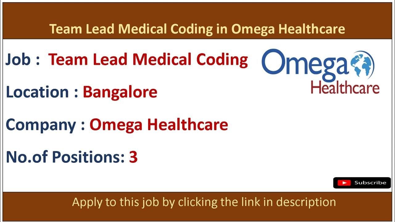 Medical Coding Jobs in Bangalore | Omega Healthcare Job Vacancy | - YouTube