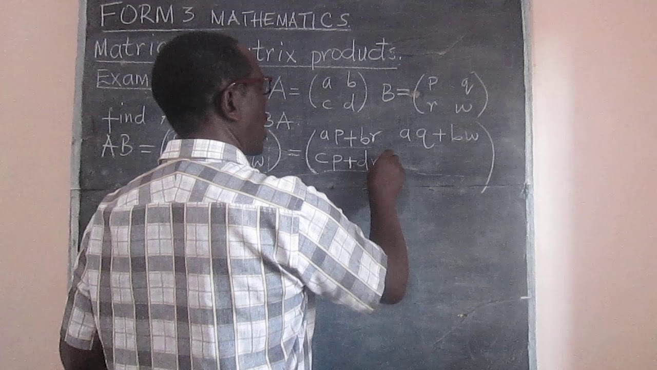 FORM THREE MATHEMATICS - YouTube