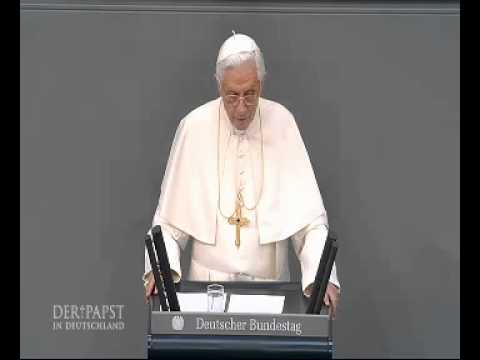 Pope farts during speach in German Parliement