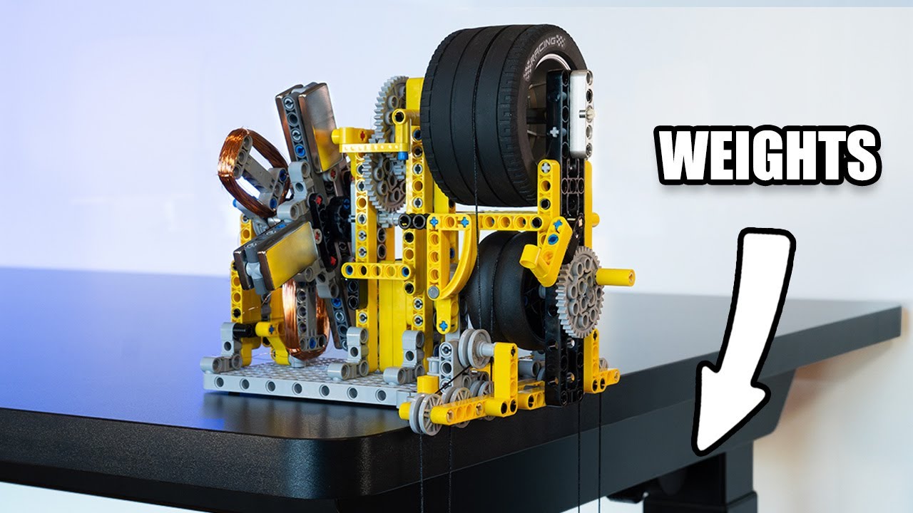 Lego Gravity Power: Turning Falling Weights Into Electricity! - YouTube