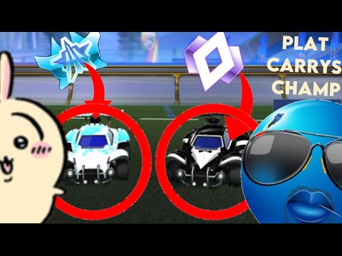 PLATINUM RL PLAYER CARRIES CHAMP RL PLAYER IN RANKED !!! - YouTube