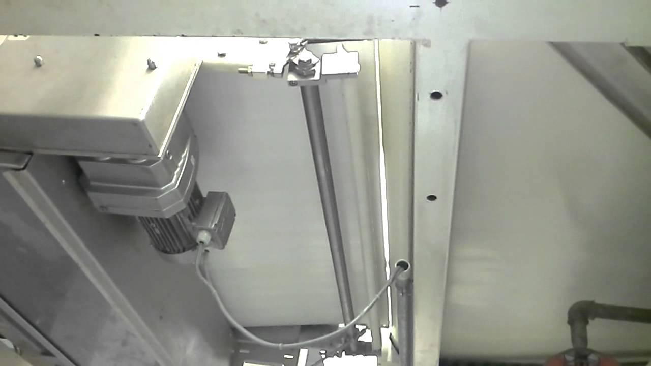 Food grade scraper for conveyor belt - YouTube