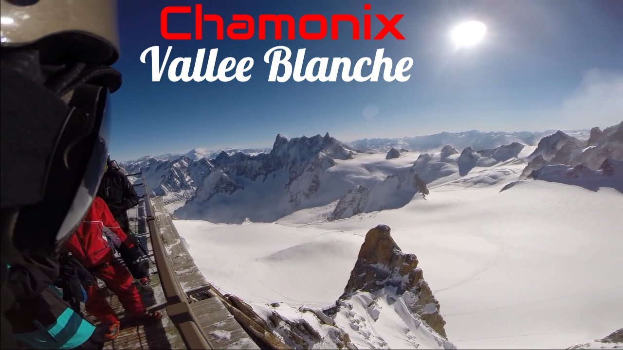 Chamonix White valley (La Vallee Blanche) skiing - YouTube