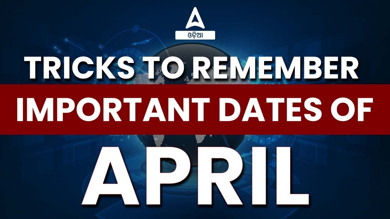 Important Days Of April | Tricks To Remember Important Dates Of April ...