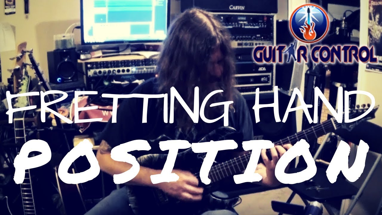 Beginner Guitar Lesson On Fretting Hand Position - YouTube