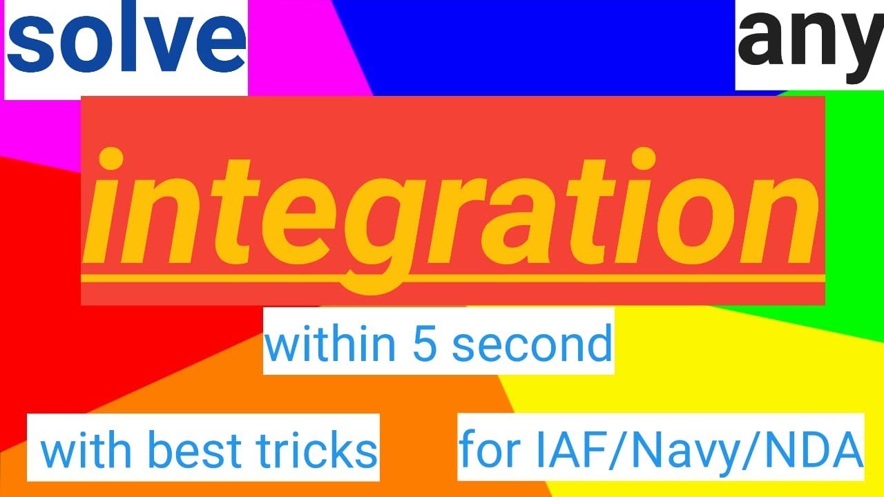 INTEGRATION Shortcut Method:-Calculus Tricks - YouTube