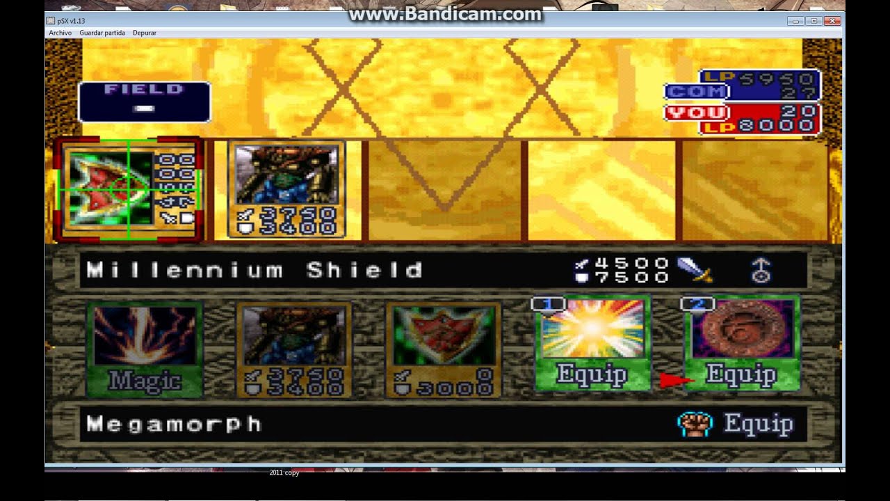millennium shield 9999 yugioh forbbiden memories - YouTube