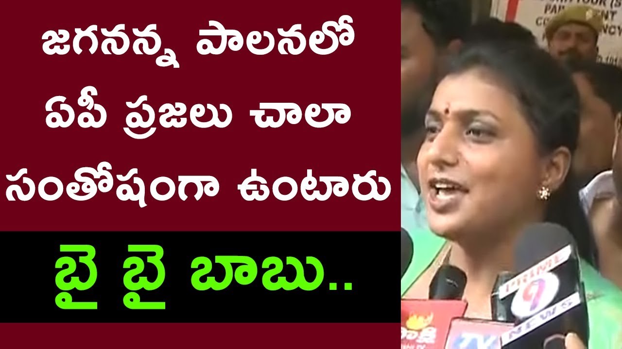 YSRCP MLA RK Roja addresses media after winning in 2019 general ...
