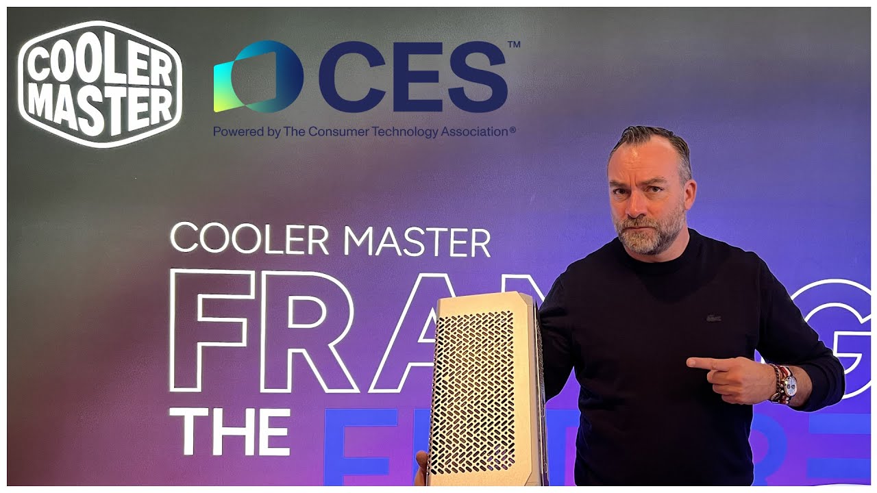 COOLER MASTER se MASTERFRAME de FOLIE au CES 2025 !!! - YouTube
