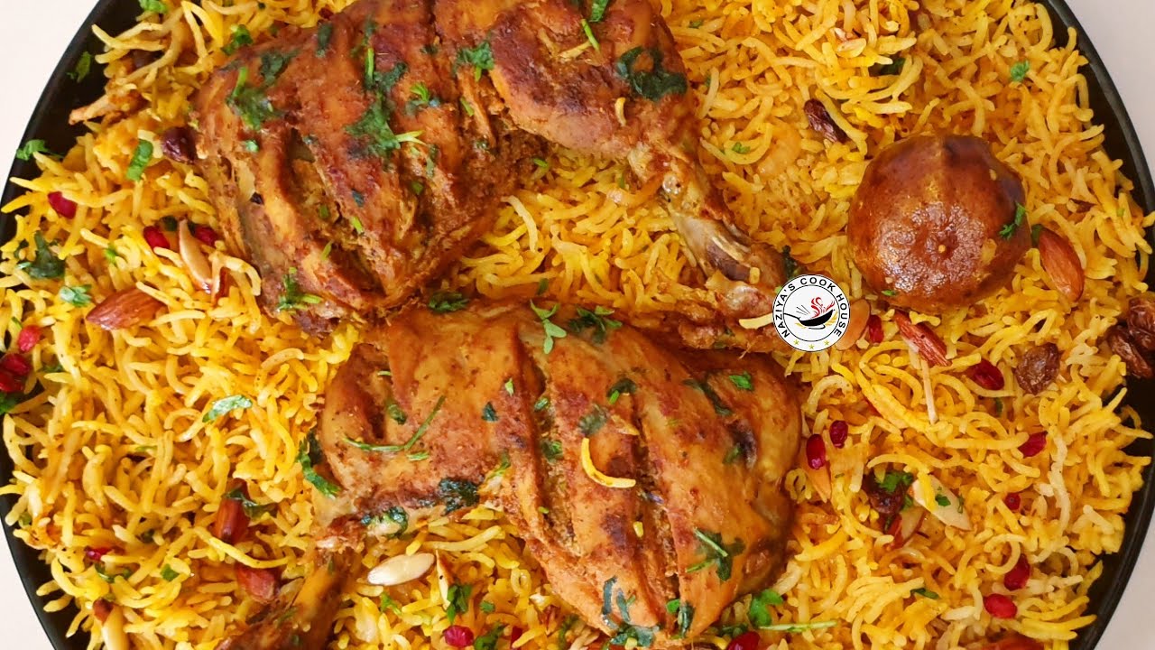 Chicken Mandi with Homemade Mandi Masala | No Steaming & Baking ...