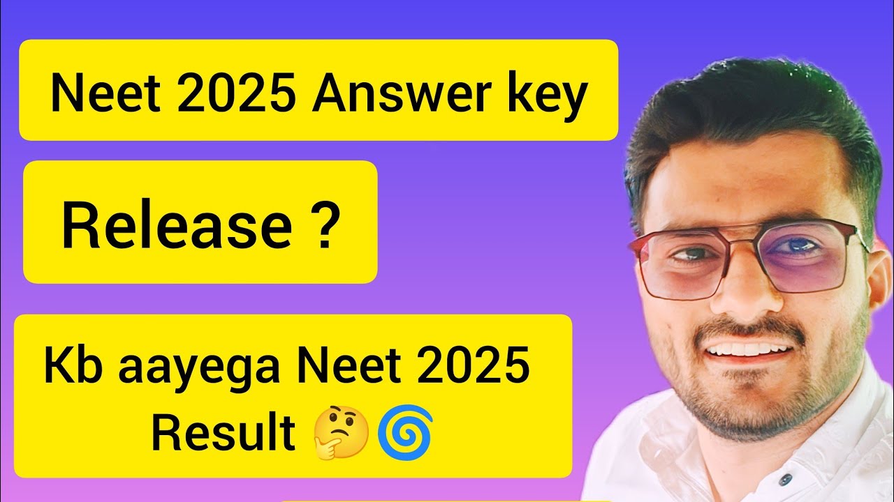 Neet 2025 Answer key // official answer key for neet exam 2025 /// Result declaration of Neet ...