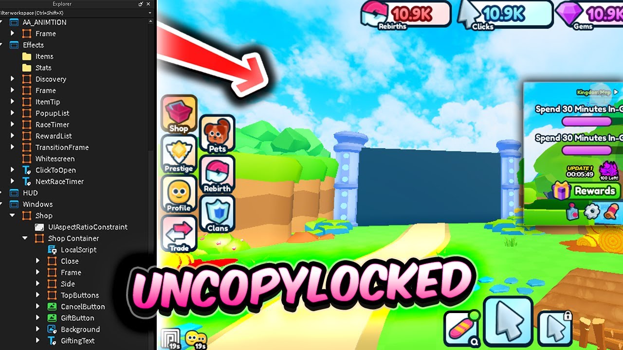 Roblox Studio - Rebirth Champions: Ultimate | UNCOPYLOCKED - YouTube