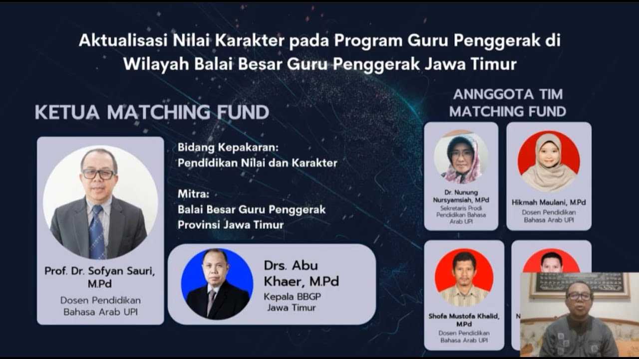 Presentasi Pitching - Proposal Matching Fund - Kedaireka 2023 - Sofyan Sauri - YouTube