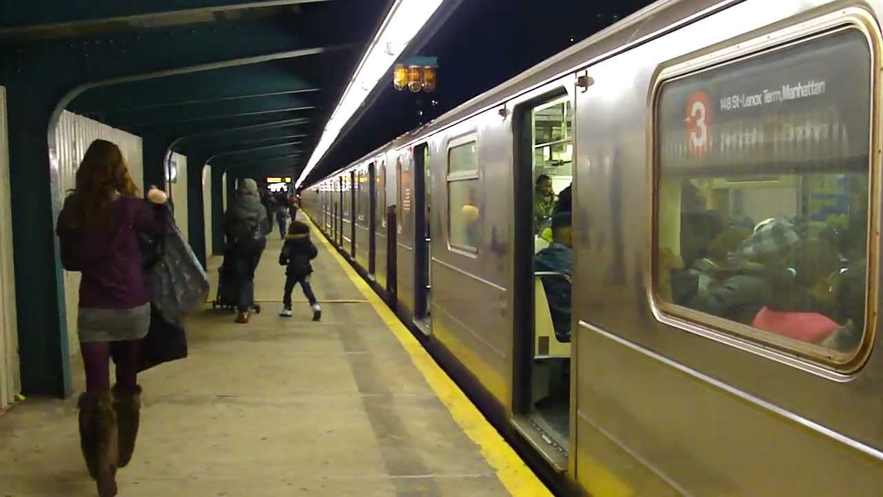IRT Livonia Ave Line: R62 3 Train at Junius St (New Lots Ave Bound ...