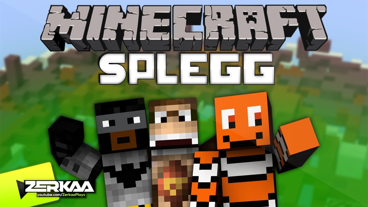 Minecraft | Splegg | "PIXELATED BUKKAKE" | E011 (with TBJZL, Behzinga ...
