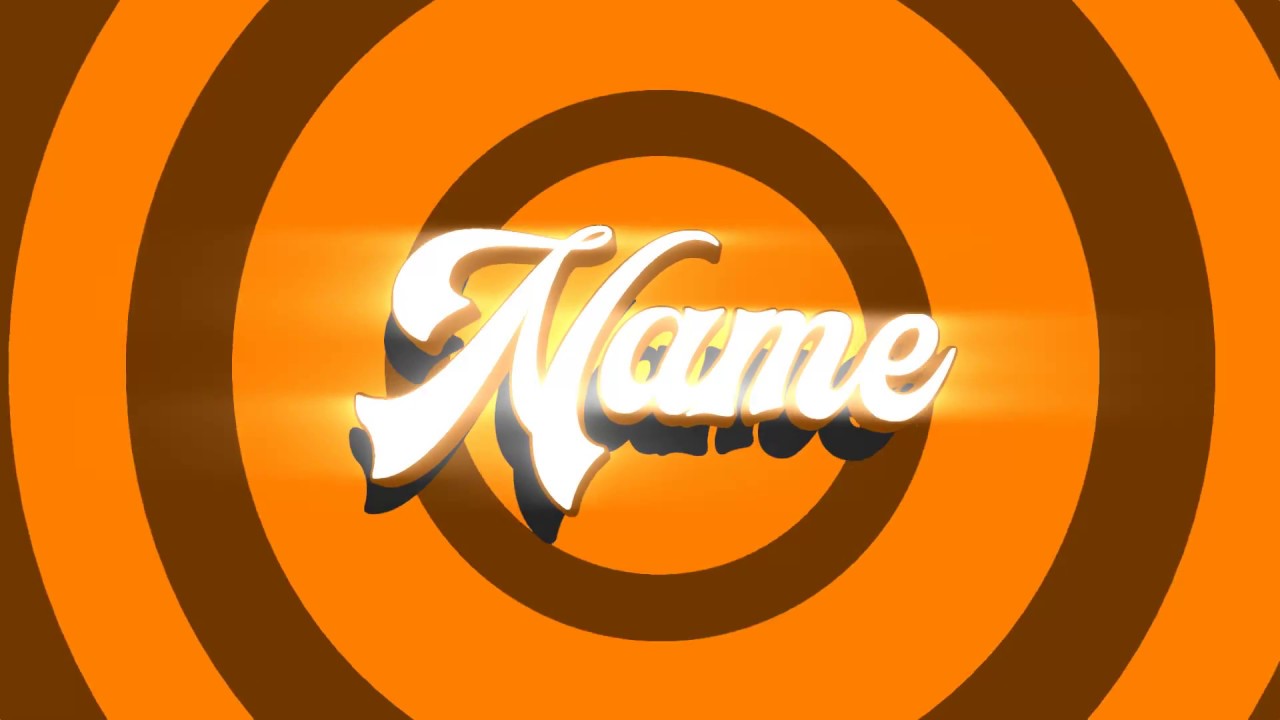 NEW ORANGE 2D INTRO - YouTube