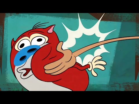 Everytime ren slaps stimpy [R&S reboot]