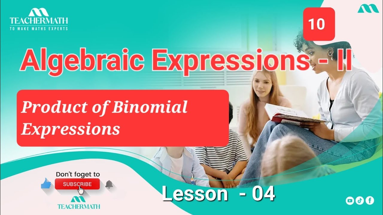 Grade 10 | Algebraic Expressions - II | @winteachermath - YouTube