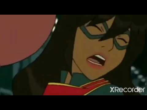 Lockjaw licks Ms marvel Big super dog licks girl's face (Looped) - YouTube