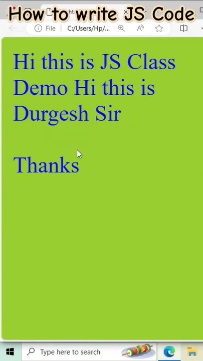 How to write JS Code #javascipt #js #javascriptprogramming #coding #programming #jsshorts - YouTube