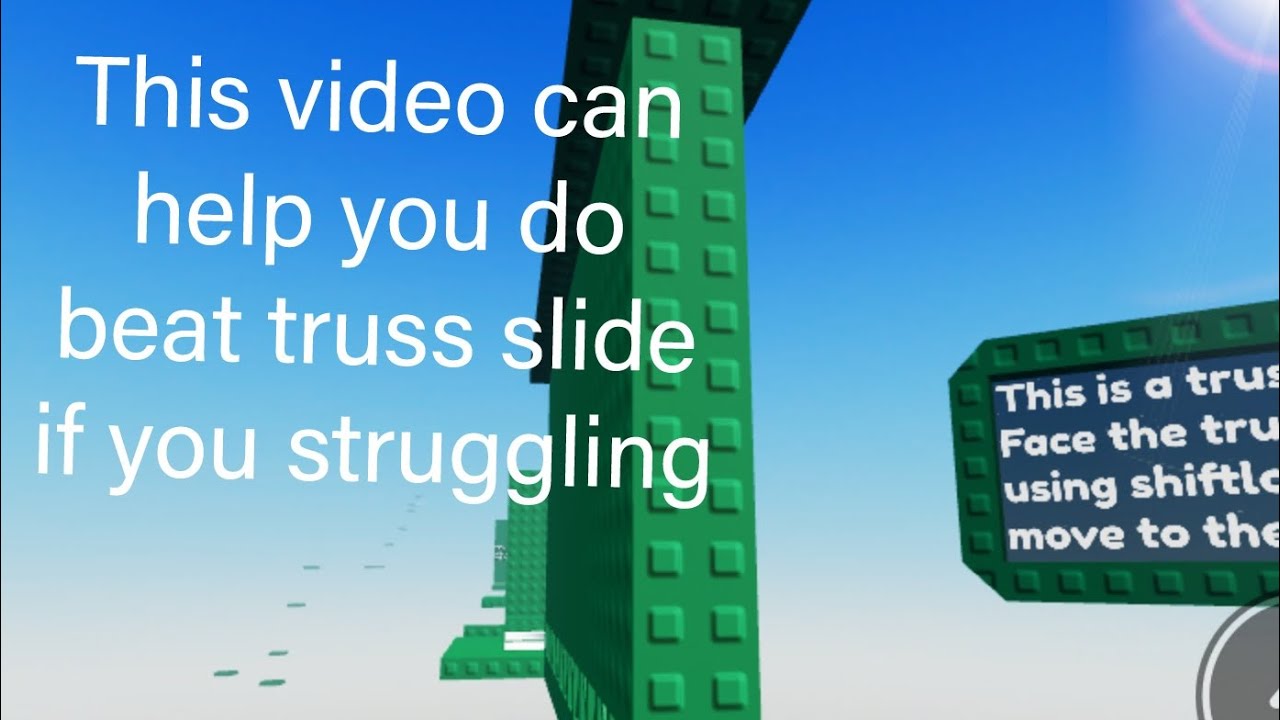how to beat truss slide - YouTube