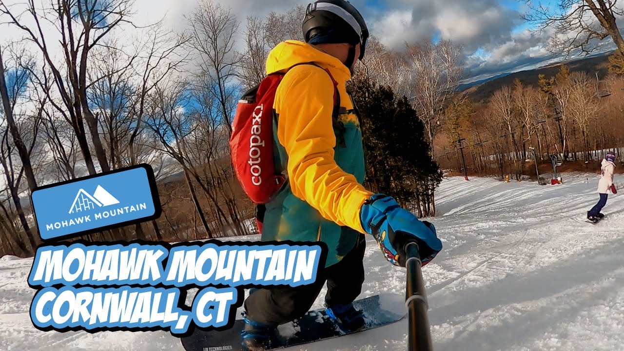 Snowboarding Mohawk Ski Area, Cornwall CT - YouTube