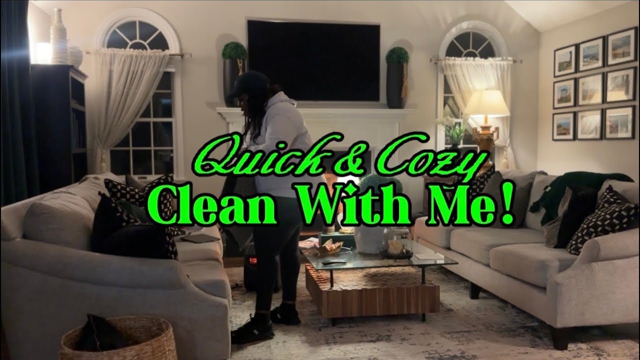 NEW! Quick & Easy Clean with me! Evening Tidy UP #cleaningmotivation # ...