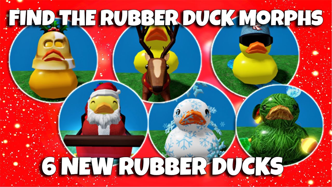 Find The Rubber Duck Morphs - 🔥 6 NEW Rubber Duck Morphs! 🔥 [Xmas ...