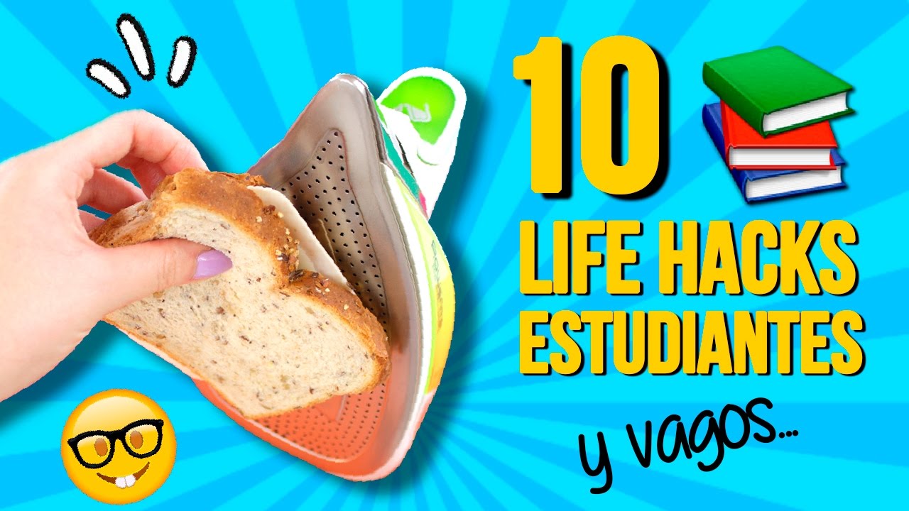 📚 ¡¡10 Divertidos LIFE HACKS para ESTUDIANTES!! (o VAGOS) * Los mejores ...