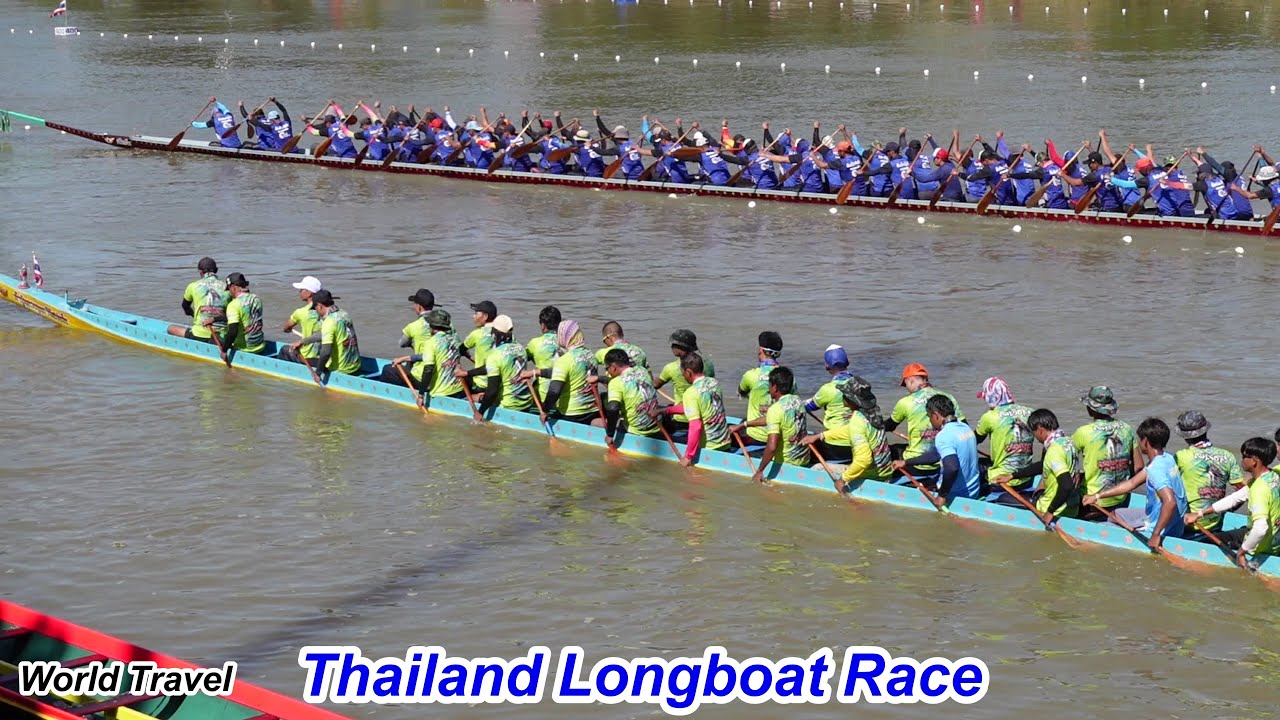 The amazing action at a Thailand Longboat Race 2 - YouTube