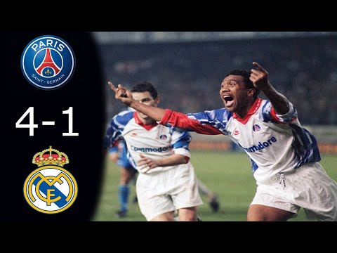 PSG - Real Madrid | Coupe UEFA 1993 | 4-1 | All Goals & Extented Highlights | Résumé du Match