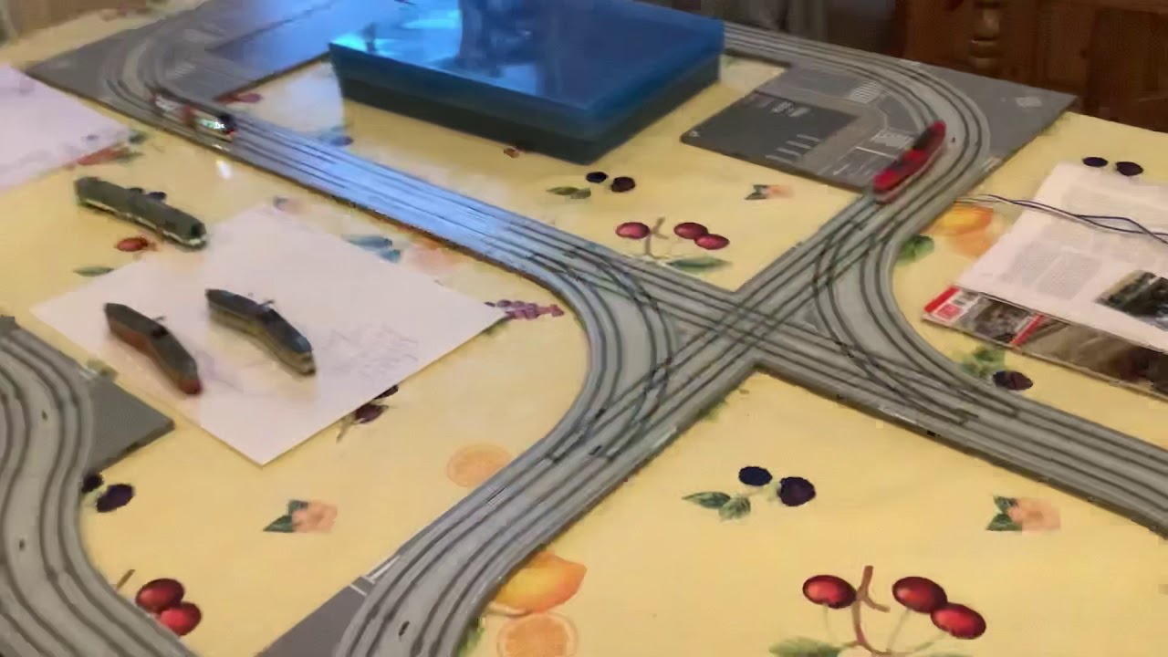 Dunnyrail N Kato Tram Layout as revised - YouTube