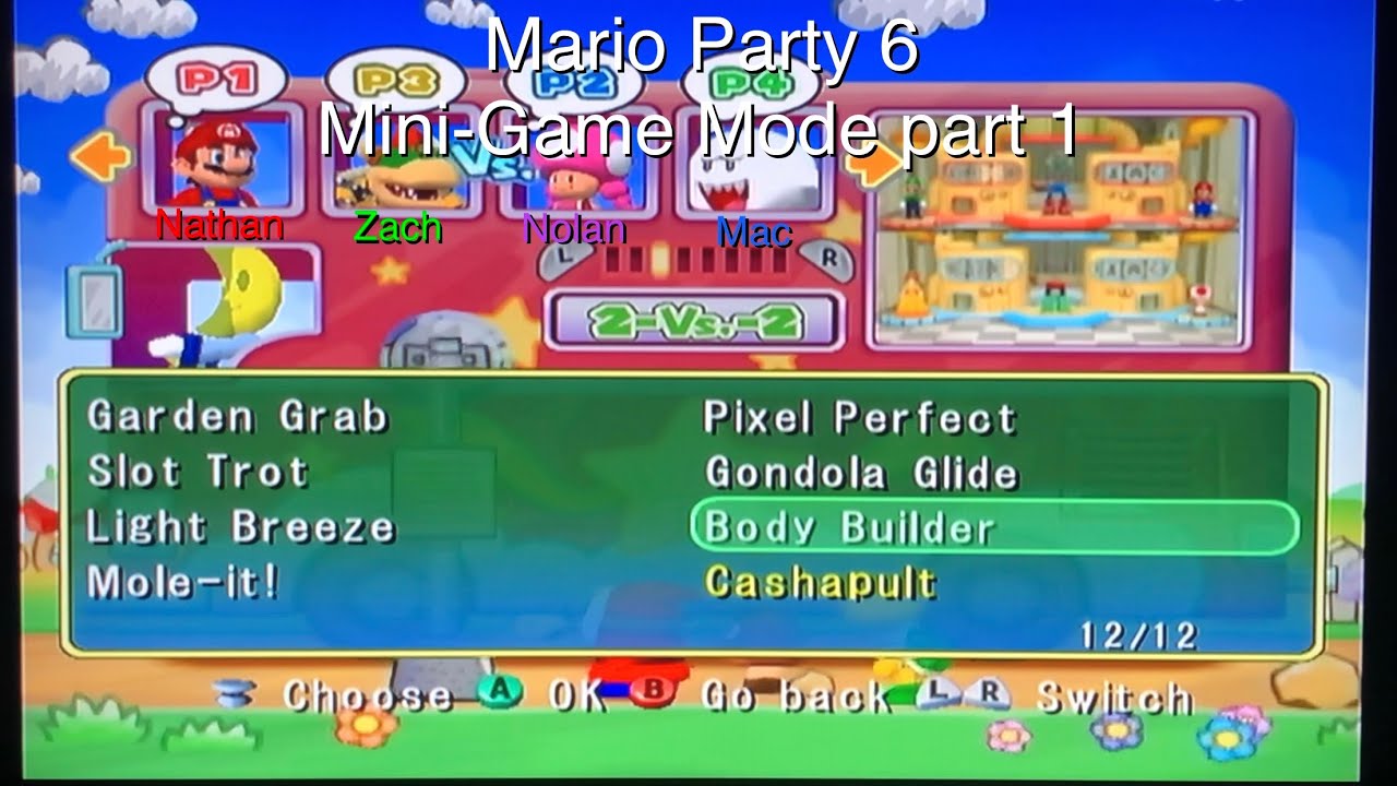 Mario Party 6 Mini-Game Mode part 1 - YouTube