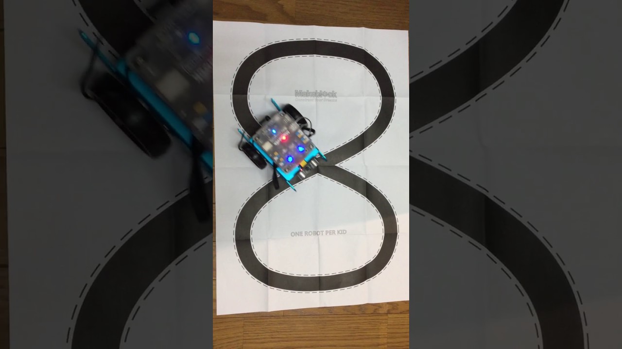 mbot line trace - YouTube