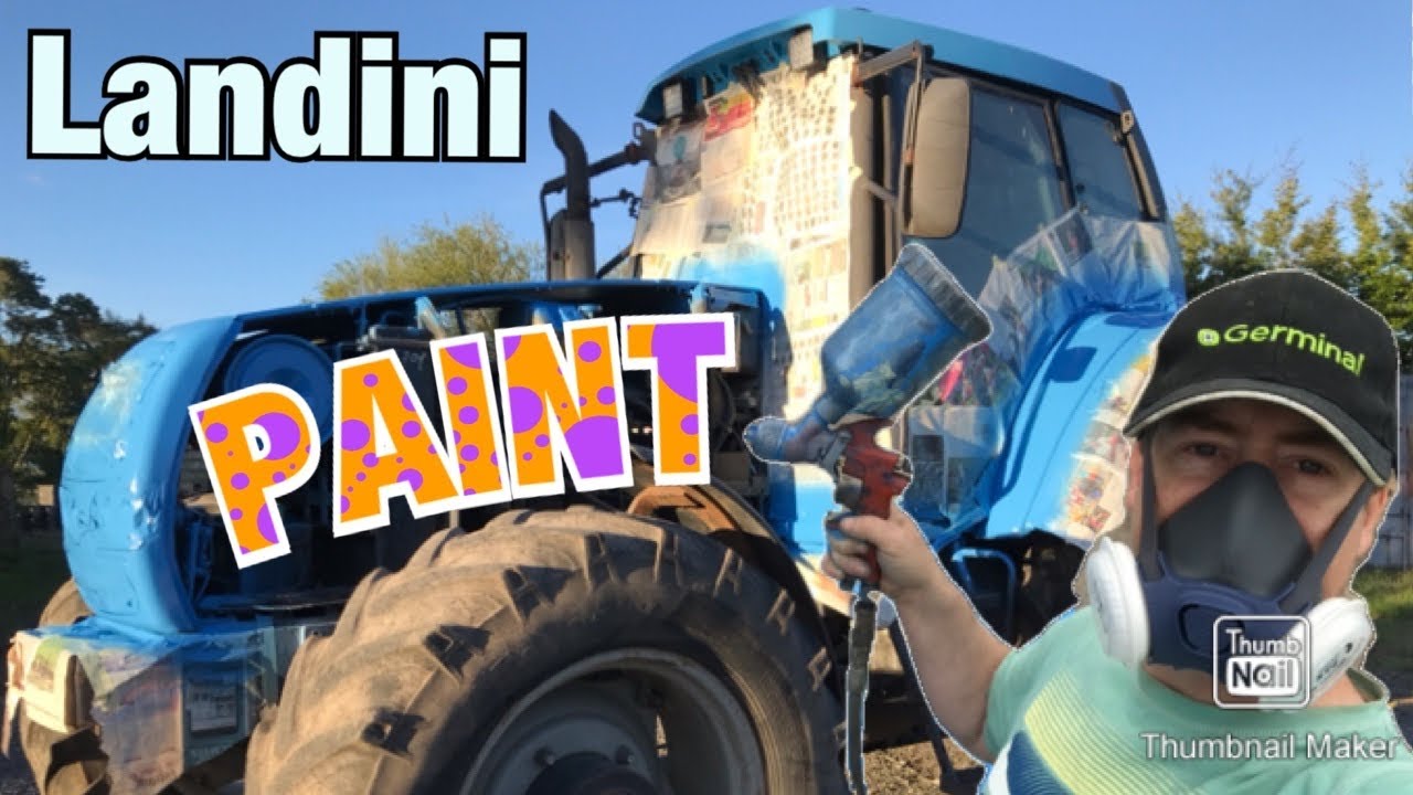 Landini Legend 130 tractor- PAINTing - YouTube
