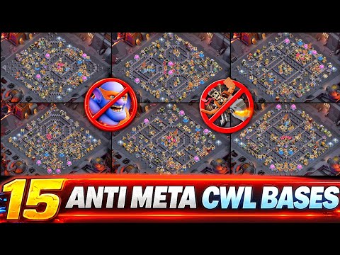 TOP 15 TH18 Anti Meta CWL Bases 2026 🛡️ | Th18 Legend Base | Th18 War Base | Anti Super Bowler | COC