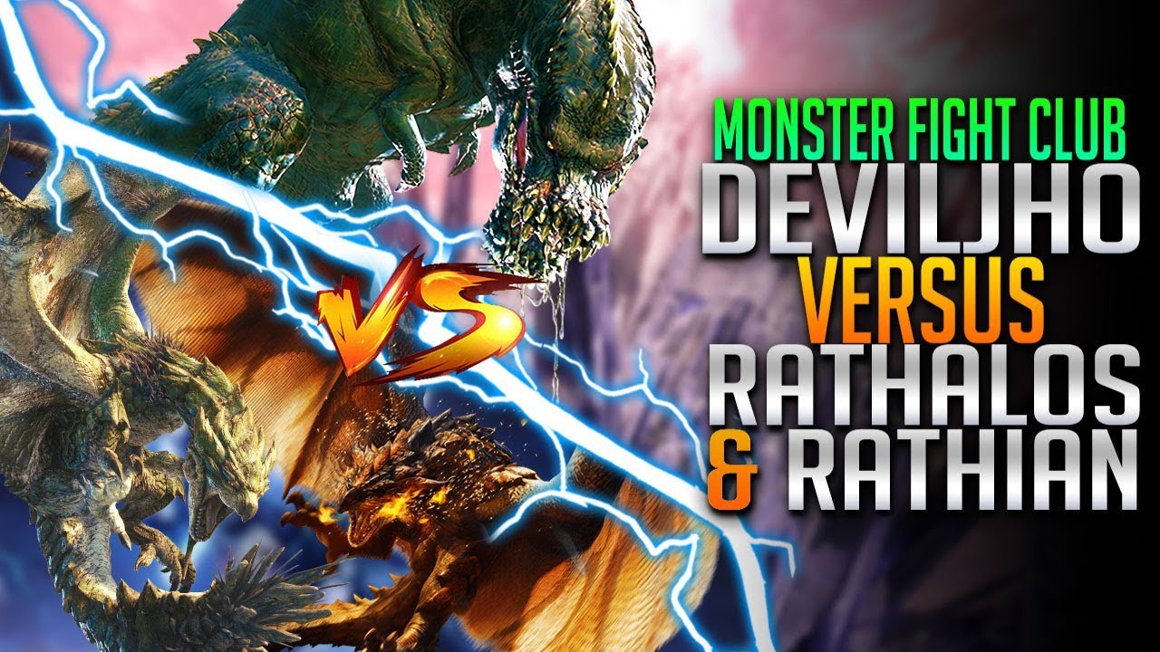 Rathalos & Rathian VS Deviljho Monster Hunter World PC Fight Club - YouTube