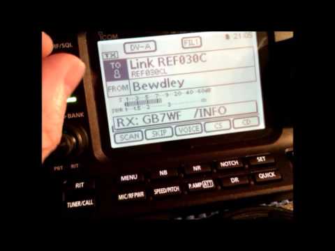 Icom IC-7100 : Linking & Unlinking your local Repeater - YouTube