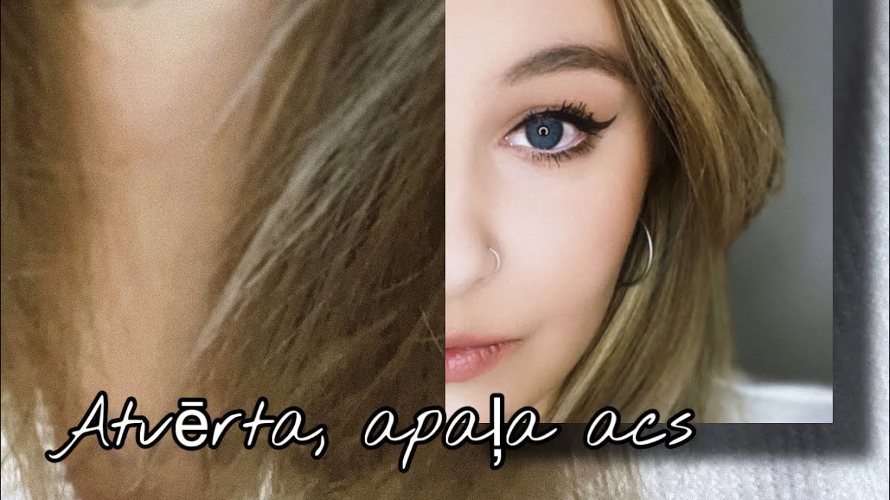Atvērtas acs meikaps - ātri un vienkārši - YouTube