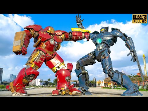 Transformers: The Last Knight - Iron Man vs Gipsy Danger Epic Battle | Multiverse Battle [HD]