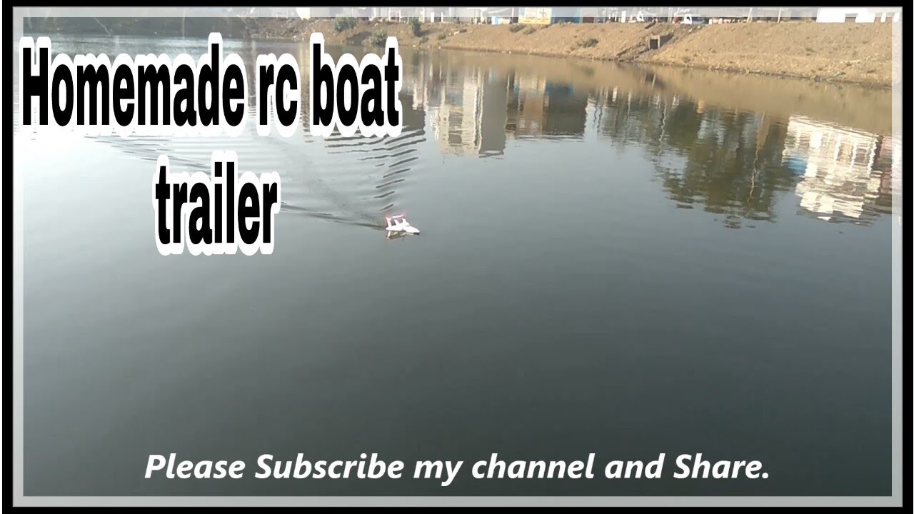 Homemade Rc Boat⛵ Trailer ! DIY - YouTube