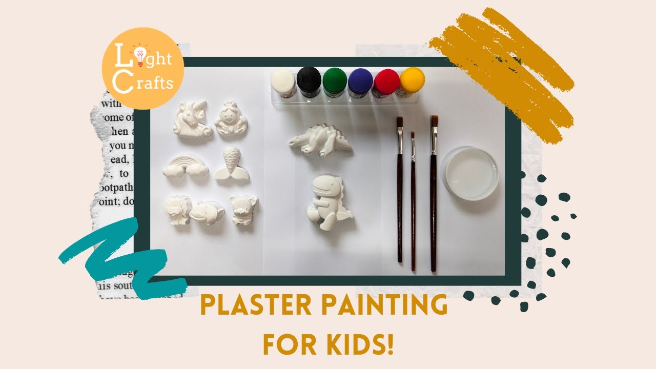 Plaster Painting Activity for Kids! - YouTube