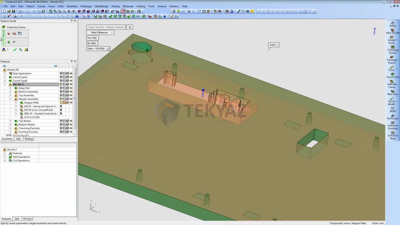 Cimatron E10 Yenilikleri CAD-LOKMA TANIMLAMA2 E10.wmv - YouTube