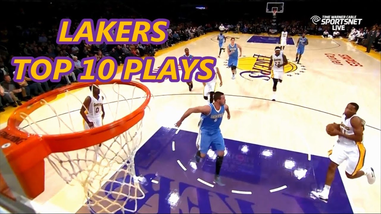 Los Angeles Lakers Top 10 Plays of the 2014-2015 Season - YouTube