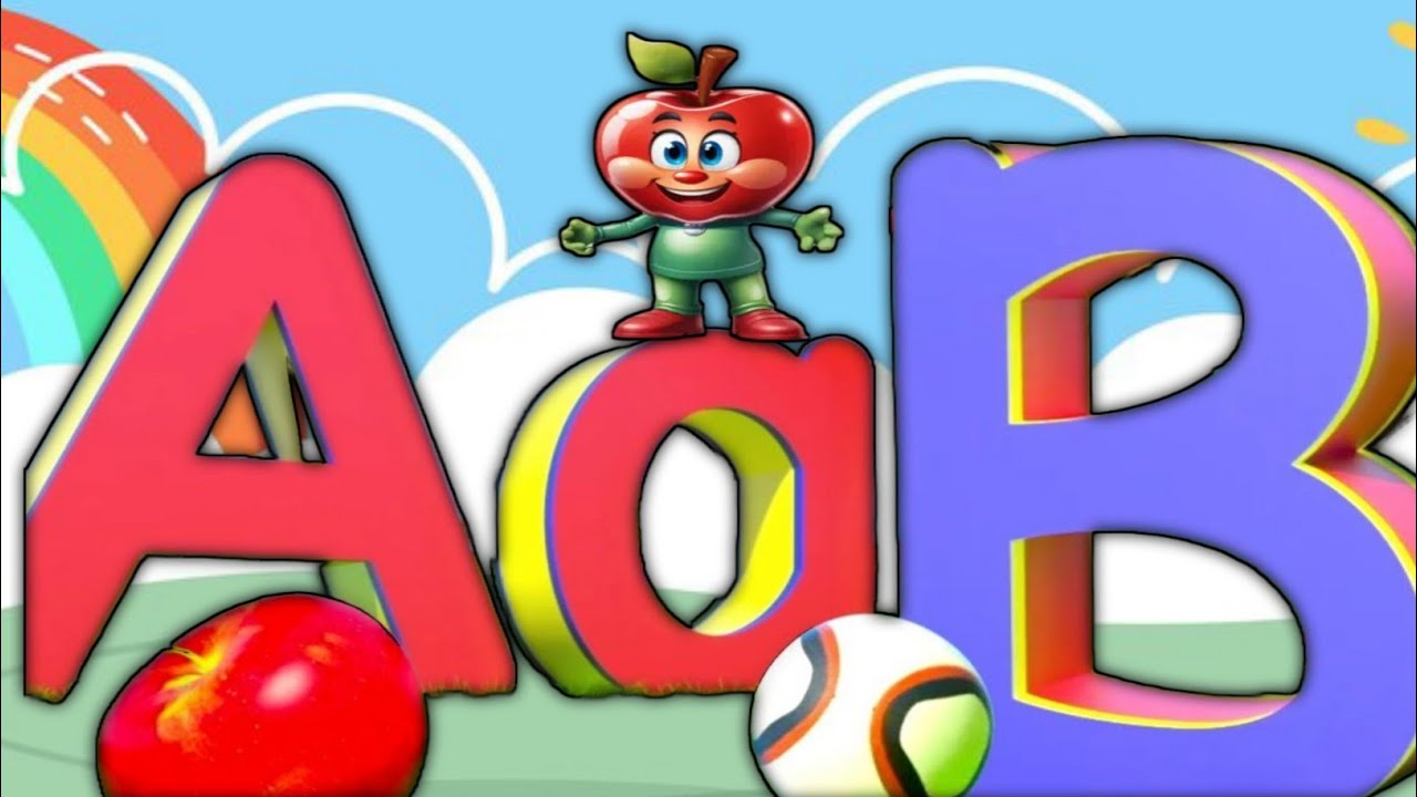 ABCD 💓ABC Alphabet Song 💓A for apple Phonics Song 💓 ABCD Alphabet for ...
