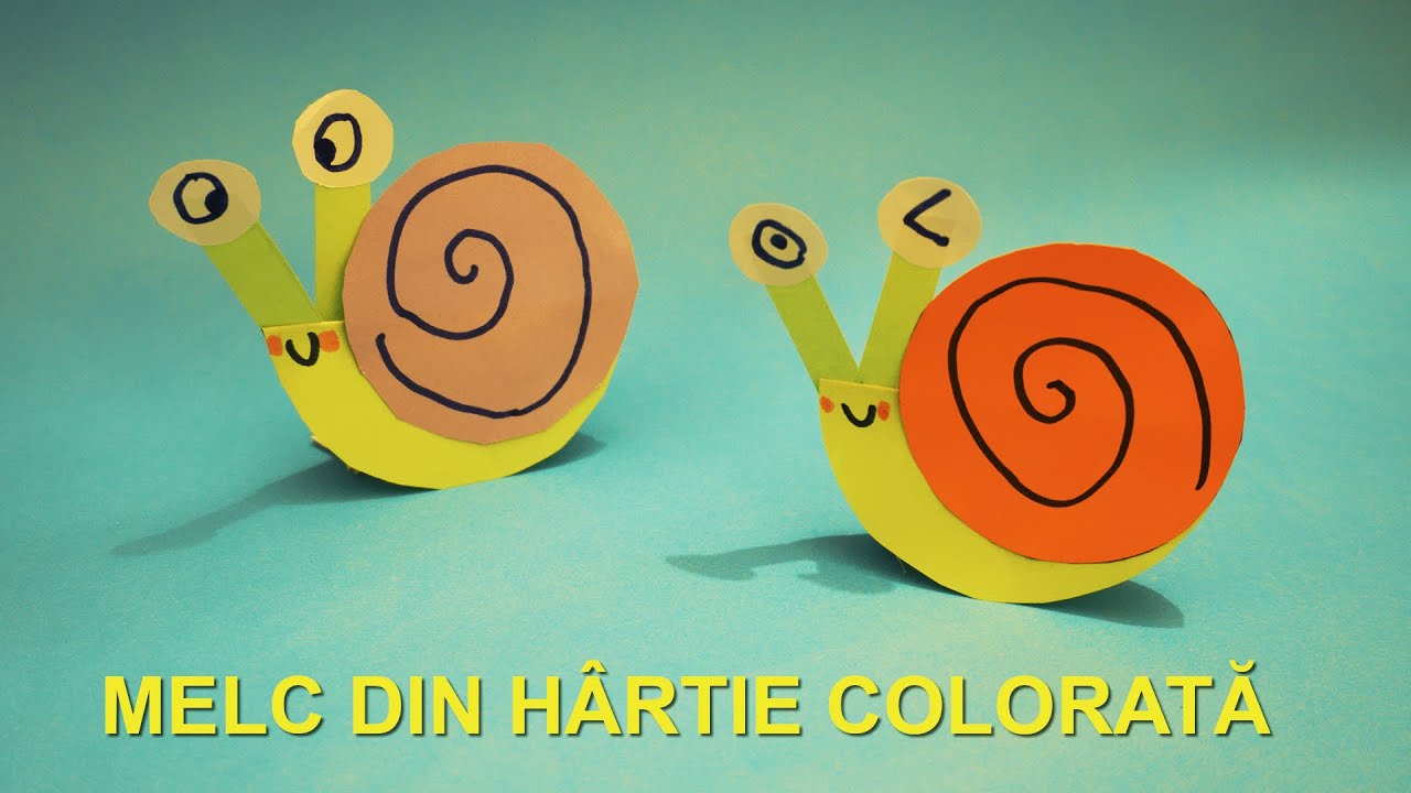 MELC DIN HÂRTIE COLORATĂ - YouTube