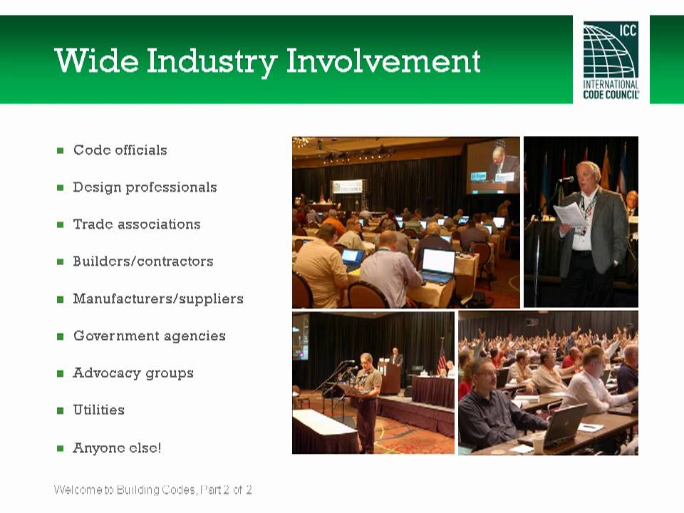 Building Codes 101, Part II: ICC and Building Codes - YouTube