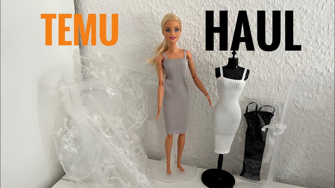 Temu Barbie Haul - YouTube