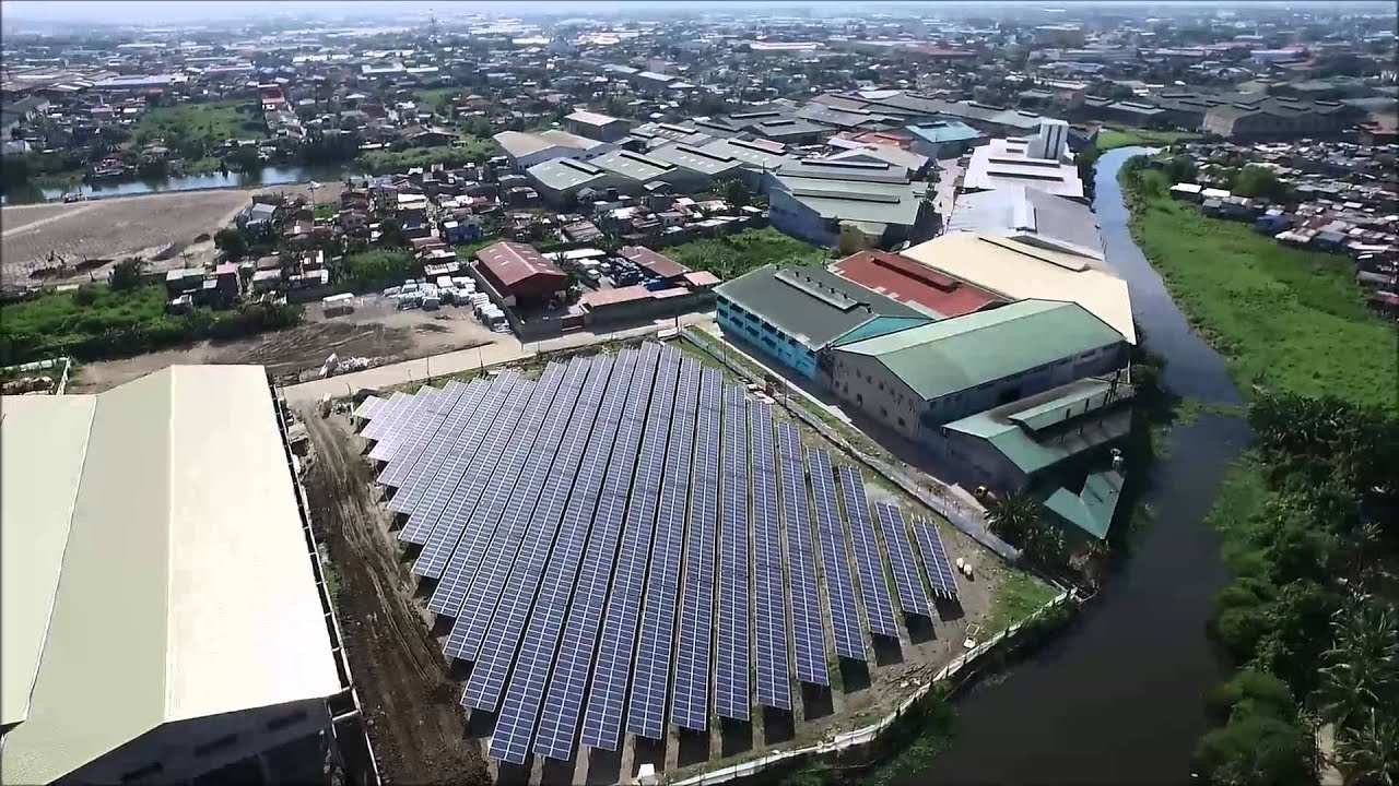 Solar farm in Valenzuela City, Metro Manila - YouTube