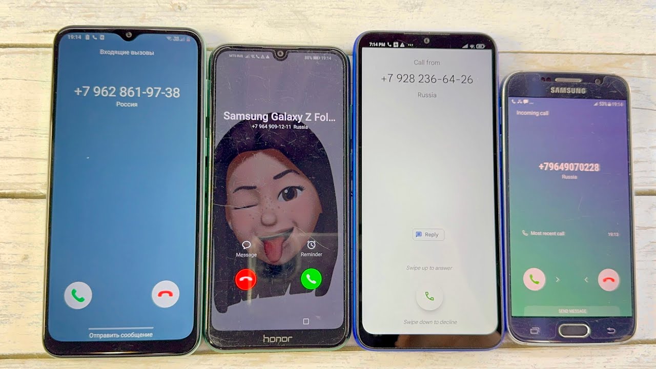 Incoming Calls Samsung Galaxy A03 Core + Samsung Galaxy s6 + Redmi 9C ...